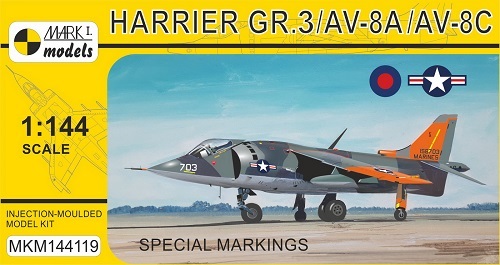 Mark I Models 144119 Harrier GR.3 /AV-8A/AV-8C "Special Markings"