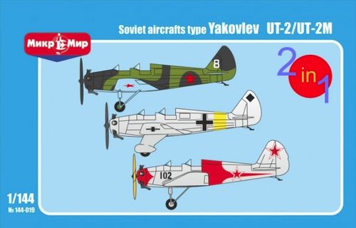 Mikromir 144-019 Soviet aircrafts type Yakovlev UT-2/UT-2M 2 in 1