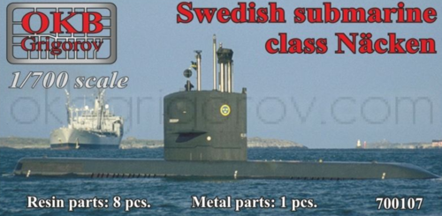 OKB Grigorov N700107 Swedish submarine class Näcken