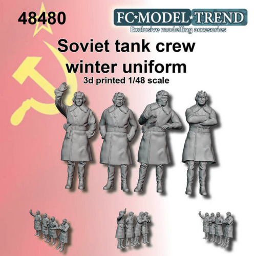 FC ModelTrend 48480 Soviet tank crew in winter uniform