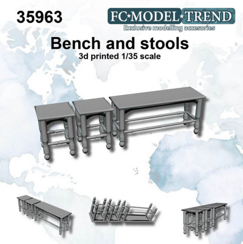 FC ModelTrend 35963 Bench and stools