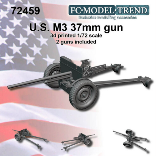FC ModelTrend 72459 M3 37mm gun