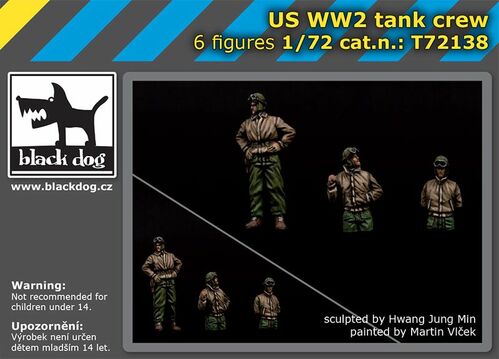 Black Dog T72138 US WW2 tank crew