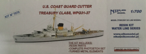 NIKO MODEL 7070 U.S. Coast Guard Cutter Treasury Class, WPG31-37
