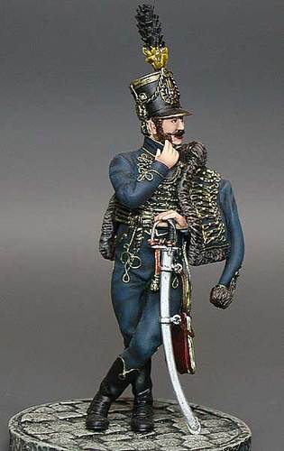 M-Model 32068 Austrian Subaltern,1st Hussar 1813-1814