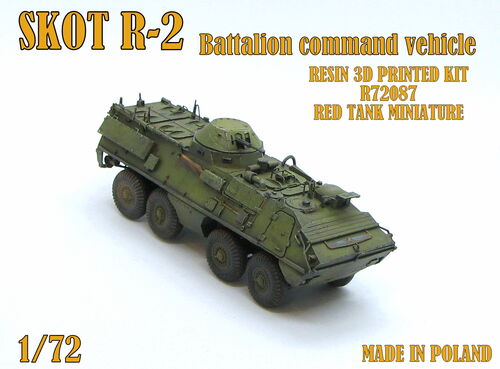 RED TANK MINIATURE 72087 SKOT R-2 Battalion Command Vehicle