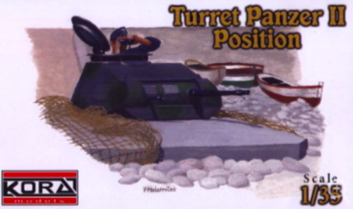 Kora Models A3501 Turret Panzer II Position