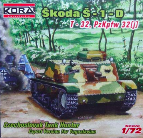 Kora Models A7214 Skoda S-1-D T-32, P2Kpfw 32(j)