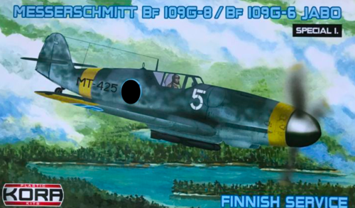Kora Models KPK72109 Messerschmitt Bf-109G-8/G-6 JABO Finnish service