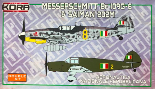 Kora Models KPK7296 Messerschmitt Bf-109G-6 and Saiman 202M ANR