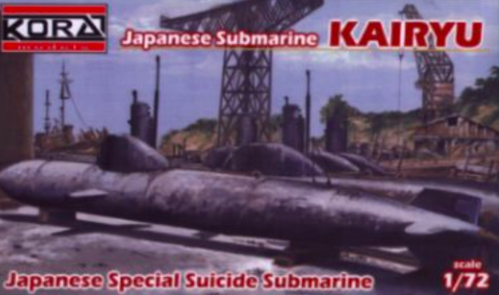 Kora Models W7207 Kairyu - Japanese Special Suicide Submarine