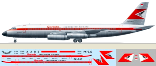F-RSIN P4033 CV-990 - Garuda
