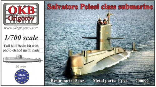 OKB Grigorov N700092 Salvatore Pelosi class submarine