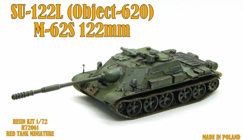 RED TANK MINIATURE 72061 SU-122L Object-620