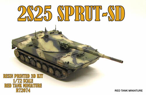 RED TANK MINIATURE 72074 2S25 Sprut-SD