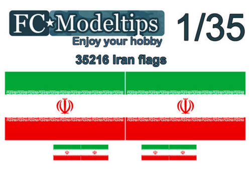 FC ModelTrend C35716 Adaptable flags Iran