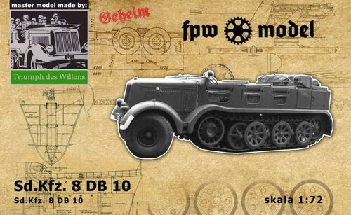 FPW Model TDW004 Sd.Kfz. 8 DB 10 ciągnik artyleryjski