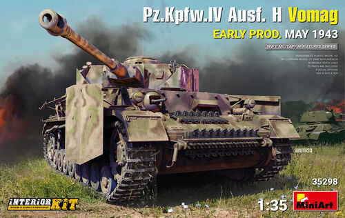 MiniArt 35298 Pz.Kpfw.IV Ausf. H Vomag. EARLY PROD. MAY 1943. INTERIOR KIT