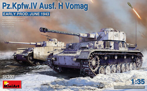 MiniArt 35302 Pz.Kpfw.IV Ausf. H Vomag. EARLY PROD. JUNE 1943