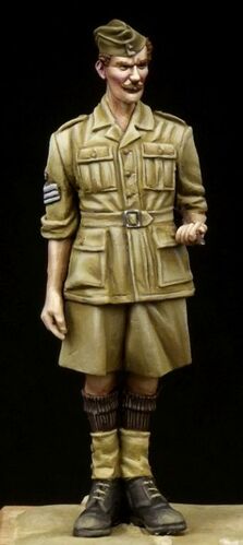The Bodi Miniatures 35096 British NCO 'Sgt.Pepper' Western desert WWII