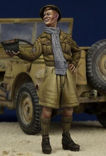 The Bodi Miniatures 35160 Desert Rat - British Soldier WWII