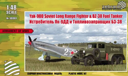 Zebrano 48001 Yak-9DD Soviet Long Range Fighter & BZ-38 Fuel Tanker