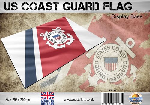 Coastal kits F022 US Coast Guard Flag 297 x 210mm