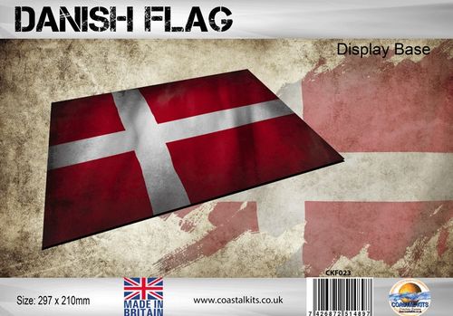 Coastal kits F023 Danish Flag 297 x 210mm