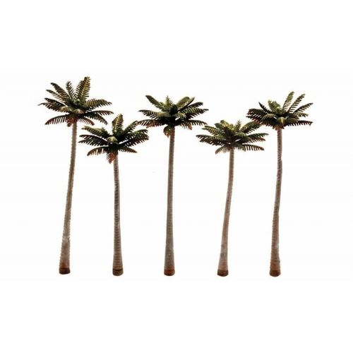 Woodland Scenic TR3597 3" - 3 1/4" Classic Small Palm Trees (5 / Pk)