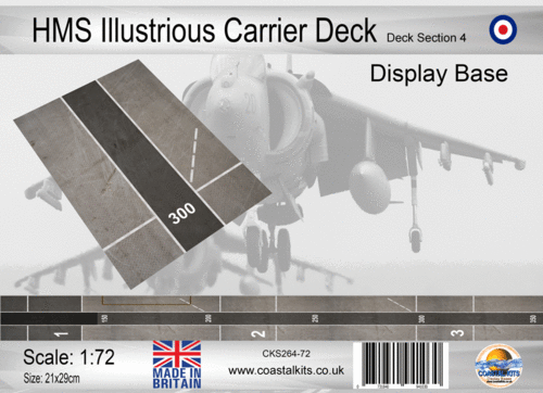 Coastal kits S264-72 HMS Illustrious Deck Section 4 297 x 210mm