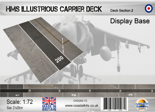 Coastal kits S262-72 HMS Illustrious Deck Section 2 297 x 210mm