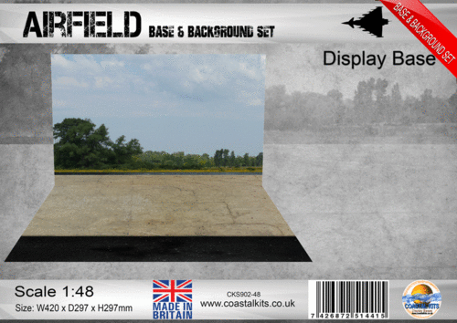Coastal kits S902-48 Airfield Base & Background 420 x 297mm
