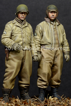 Alpine Miniatures 35116 WW2 US AFV Crew Set (2 figs)