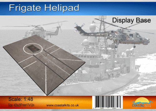 Coastal kits S172-48 Frigate Helipad 420 x 297mm