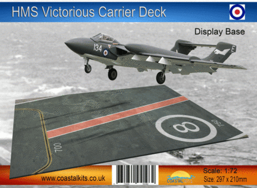 Coastal kits S350-72 1:72 HMS Victorious Deck 297 x 210mm