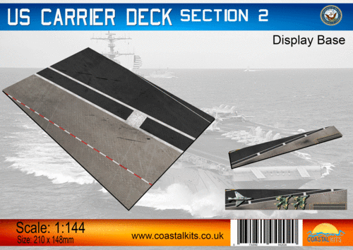 Coastal kits S362-144 1:144 Long US Carrier Deck Section 2 210 x 148mm