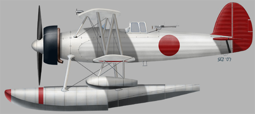 Choroszy Modelbud B91 Reconnaissance Seaplane E8A1 Aichi AB - 7