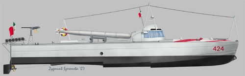 Choroszy Modelbud S38 Italian Motorboat M.A.S. 424