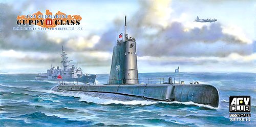 AFV Club 73513 Guppy II Class Submarines