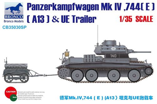 Bronco CB35030SP PzKpfw Mk.IV & UE Fuel Tank Trailer