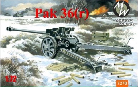 Military Wheels 7270 76-mm antitank gun Pak-36(r)