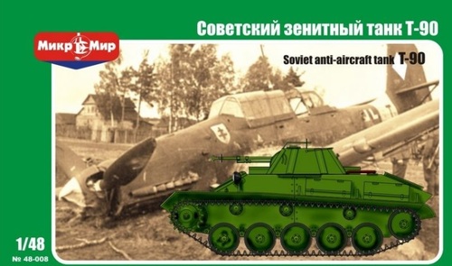 Mikromir 48-008 Soviet anti-aircraft tank T-90