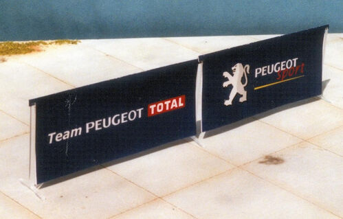 Renaissance 43BAR03 Advertising Barrier - Peugeot Barriers Pub