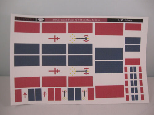 Reality in Scale 35061 French War Flags on Real Cotton