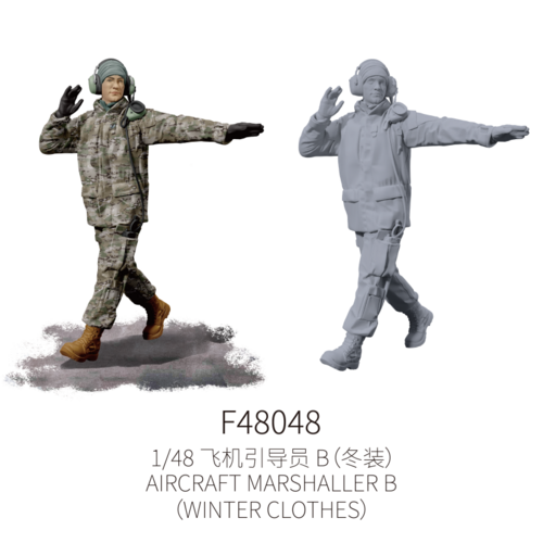 Galaxy-Model F48048 Aircraft Marshaller B (Winter Clothes)