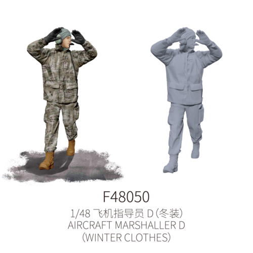 Galaxy-Model F48050 Aircraft Marshaller D (Winter Clothes)