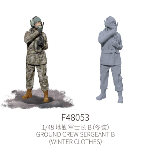 Galaxy-Model F48053 Ground Crew Sergeant B (Winter Clothes)