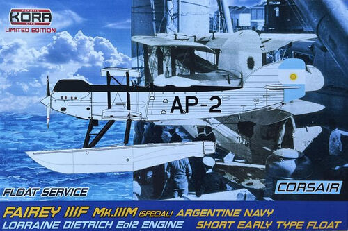 Kora Models KPK72188 Fairey IIIF Mk.IIIM (Special) Argentine Navy - Lorraine Dietrich Engine - Short Early Type Float