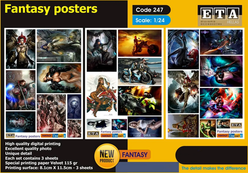 ETA DIORAMA ACCESSORIES 247 Fantasy Posters