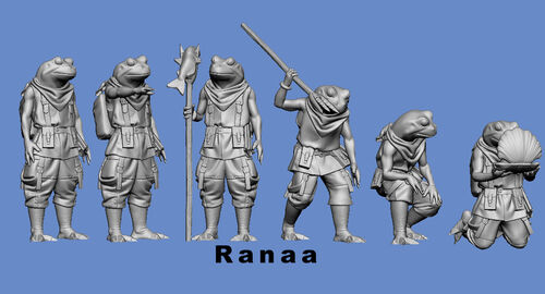 Germania-Figuren 72-SCIFI-160 Ranaa The Swamp Dwellers
